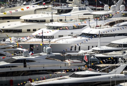 Luxurious Yachts Port Runup Formula 1 Editorial Stock Photo - Stock ...