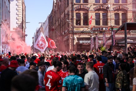 Liverpool Fc Fans React Match Taggys Editorial Stock Photo - Stock ...