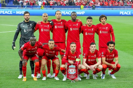 Liverpool Team Line During Champions League Editorial Stock Photo ...