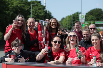 Liverpool Fc Womens Team Celebrate Their Editorial Stock Photo - Stock ...