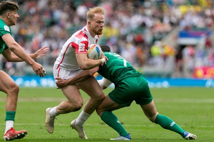 Joe Browning England Tackled By Jordan Editorial Stock Photo - Stock ...