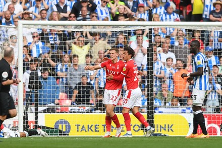 Ryan Yates Nottingham Forest Celebrates Brennan Editorial Stock Photo ...