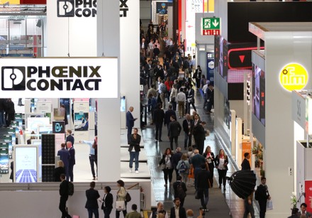Visitors Hannover Industry Fair Hannover Messe Editorial Stock Photo ...