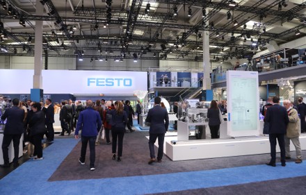 Festo Booth Hannover Industry Fair Hannover Editorial Stock Photo ...
