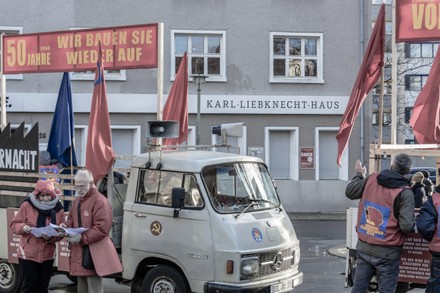 Motor Parade Through Berlin Workers League Editorial Stock Photo ...