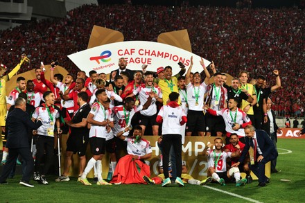 Players Wydad Ac Celebrate Winning Caf Editorial Stock Photo - Stock ...