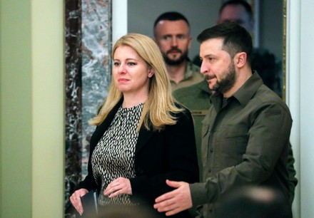 Slovakian President Zuzana Caputova Speaks During Editorial Stock Photo ...