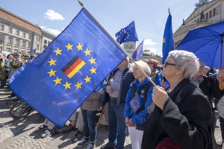 Proeurope Demonstration Pulse Europe Movement European Editorial Stock ...