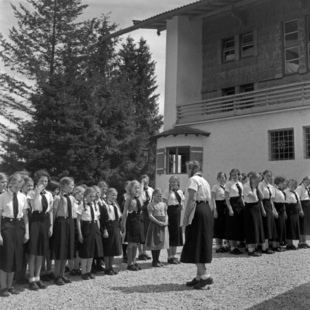Bdm Girls Morning Line Courtyard Adolf Editorial Stock Photo - Stock ...