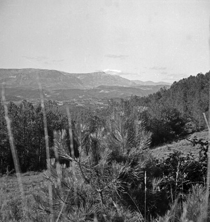 Border Landscape Between France Spain 1930s Editorial Stock Photo ...