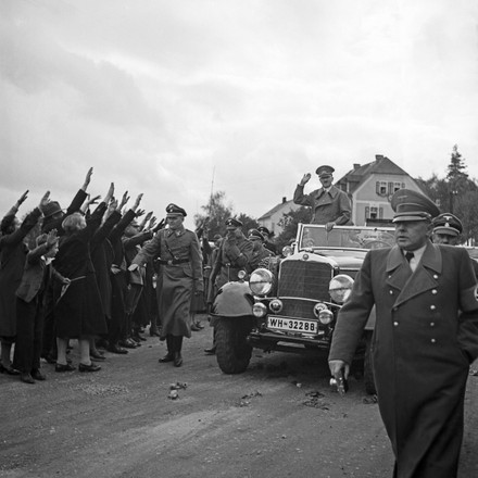 Guard Barrier Adoring Fuehrer Chancellor Adolf Editorial Stock Photo ...
