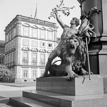 Allegory On Bottom Emperor Wilhelm Monument Editorial Stock Photo ...