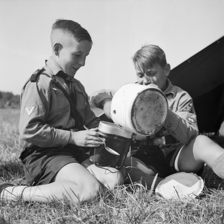 Two Hitler Youths Having Lunch Germany Editorial Stock Photo - Stock ...