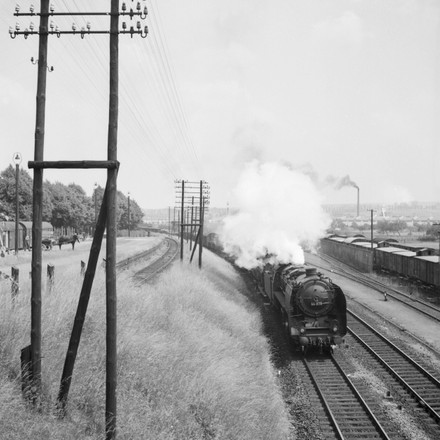 Freight Train Steam Locomotive Type 44 Editorial Stock Photo - Stock ...