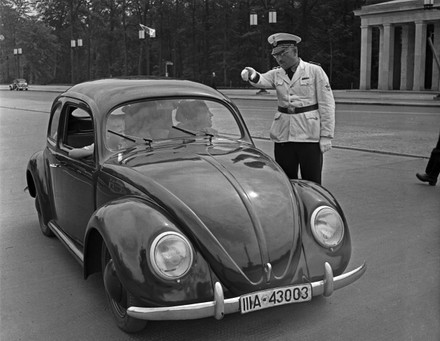 Travelling By Car Volkswagen Beetle Kdf Editorial Stock Photo - Stock ...