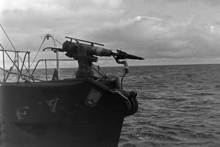 Harpoon Gun Bow Whaling Boat Treff Editorial Stock Photo - Stock Image ...