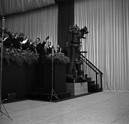 After Finishing His Speech Orator Greets Editorial Stock Photo - Stock ...