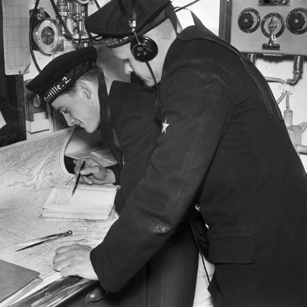 Radio Sailor Navigating Sailor Minesweeper Exercise Editorial Stock ...