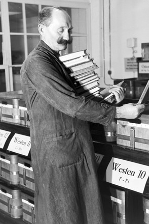 Librarian Berlin State Library Former Prussian Editorial Stock Photo ...