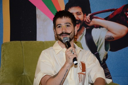 Colombian Singer Camilo Attends Press Conference Editorial Stock Photo ...