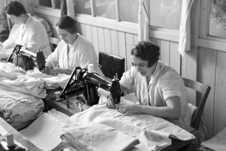 Female Staff Members Sewing Mitropa Travel Editorial Stock Photo ...