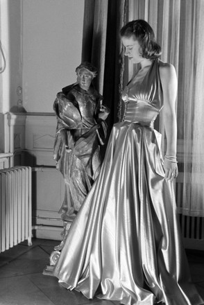 Model Trying Dress Fashion Designer Hilda Editorial Stock Photo - Stock ...