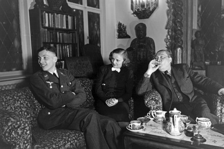 Paul Wegener at home, Berlin, German Empire - 06 Nov 1938 Stock ...