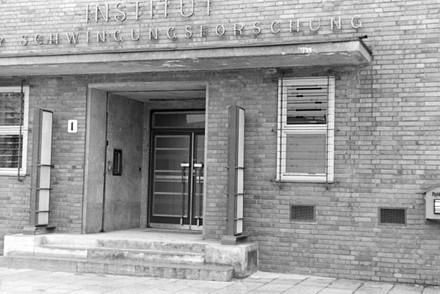 Entrance Heinrich Hertz Institute Oscilation Science Editorial Stock ...