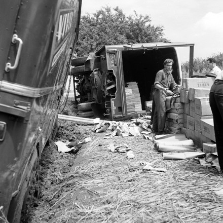 Vivil Drops Lorry Had Breakdown Germany Editorial Stock Photo - Stock ...