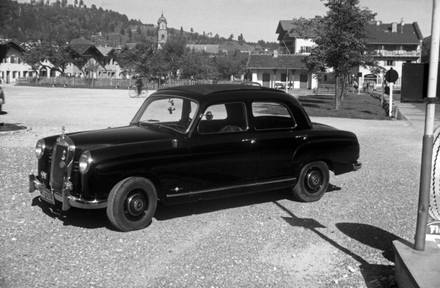Mercedes Benz Type W 121 Petrol Editorial Stock Photo - Stock Image ...