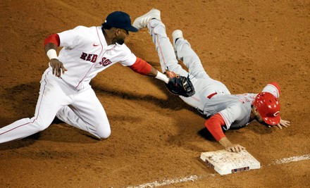 Boston Red Sox First Baseman Franchy Editorial Stock Photo - Stock ...