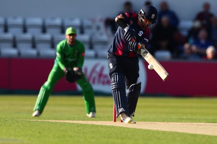Ben Curran Pulls Ball Off Naveen Editorial Stock Photo - Stock Image ...