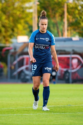 Thea Greboval Paris Fc Reacts During Editorial Stock Photo - Stock ...