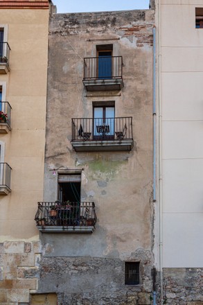 Typical Medieval Built On Foundations Roman Editorial Stock Photo ...