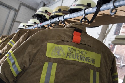 Pbi Protective Clothing Berlin Fire Department Editorial Stock Photo ...