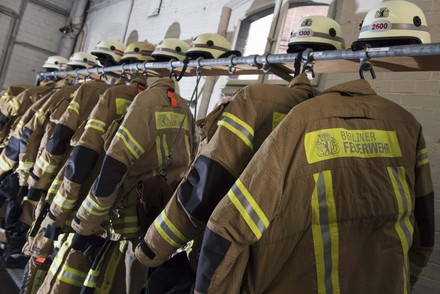 Pbi Protective Clothing Berlin Fire Department Editorial Stock Photo ...