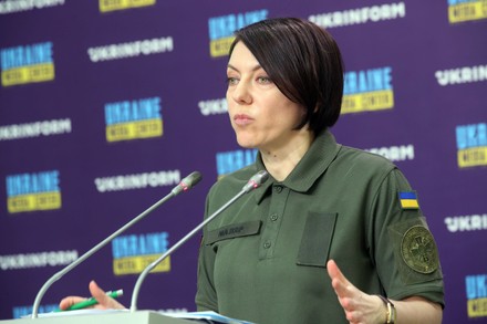 Briefing of Hanna Maliar, Kyiv, Ukraine - 02 Jun 2022 Stock Pictures ...