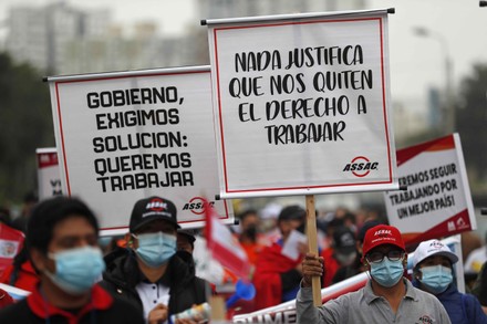 Hundreds Workers Mining Sector Protest Demand Editorial Stock Photo ...