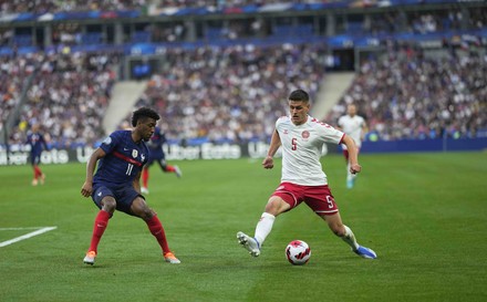 Joakim Maehle Battle Ball Kingsley Coman Editorial Stock Photo - Stock ...