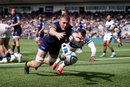 Joe Batley Worcester Warriors Scores Try Editorial Stock Photo - Stock ...