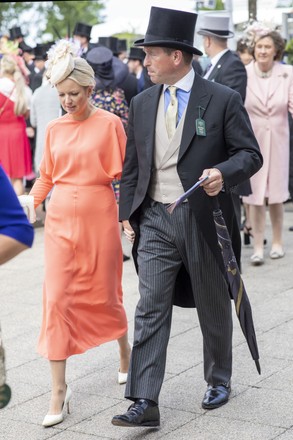 Peter Phillips His New Girlfriend Lindsay Editorial Stock Photo - Stock ...