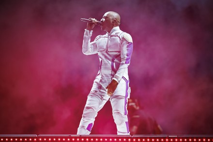 French Rapper Soprano Performs On Stage Editorial Stock Photo - Stock ...
