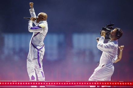 French Rapper Soprano Performs On Stage Editorial Stock Photo - Stock ...