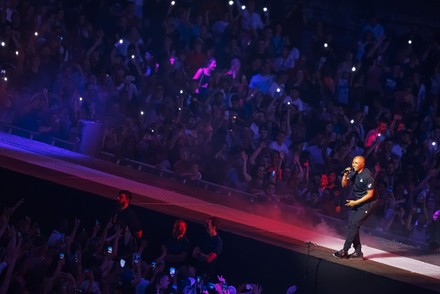 French Rapper Soprano Performs On Stage Editorial Stock Photo - Stock ...