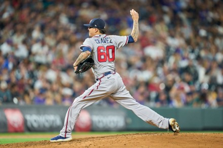 Atlanta Pitcher Jesse Chavez 60 Throws Editorial Stock Photo - Stock ...