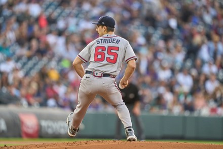 Atlanta Pitcher Spencer Strider 65 Throws Editorial Stock Photo - Stock ...