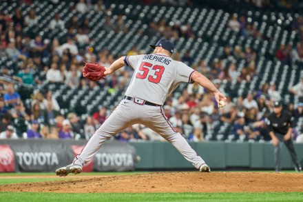 Atlanta Pitcher Jackson Stephens 53 Throws Editorial Stock Photo ...