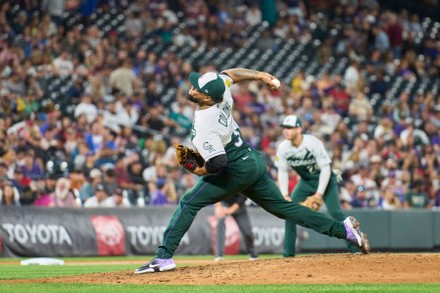 Atlanta Pitcher Jackson Stephens 53 Throws Editorial Stock Photo ...