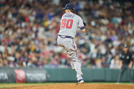 Atlanta Pitcher Jesse Chavez 60 Throws Editorial Stock Photo - Stock ...