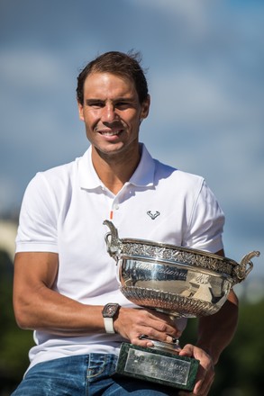 Rafael Nadal Spain Poses His Trophy Editorial Stock Photo - Stock Image ...